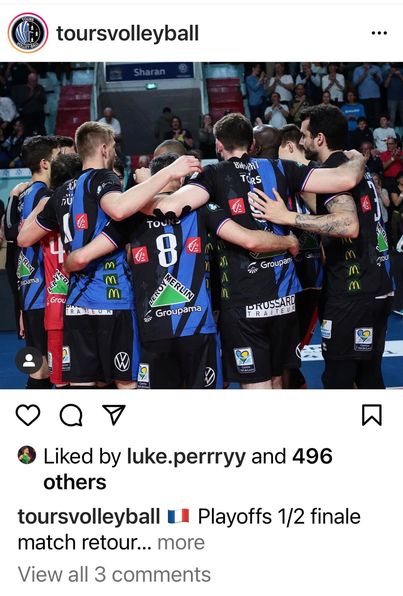 VOLLEYROOS’ LUKE PERRY EYES FRENCH NATIONAL TITLE TO CAP OUTSTANDING ...