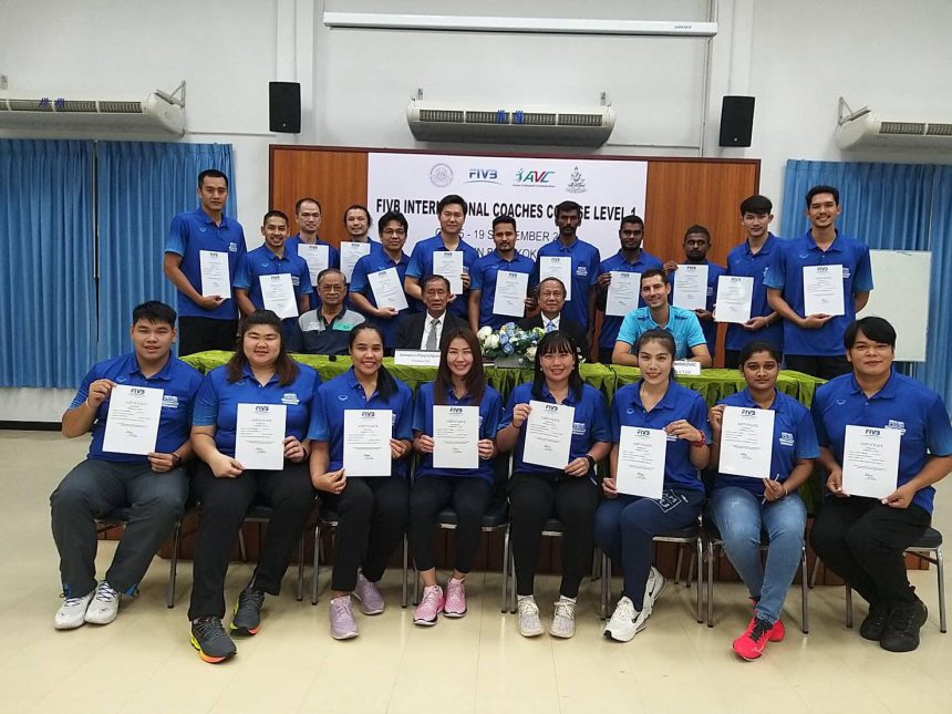 FIVB INTERNATIONAL LEVEL-1 COACHES COURSE IN THAILAND ENDS ON HIGH NOTE – Asian Volleyball ...