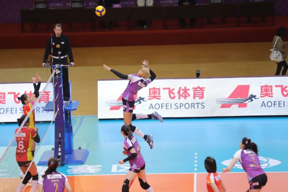 Reigning Champs Tianjin Lead In Chinese Womens Volleyball League