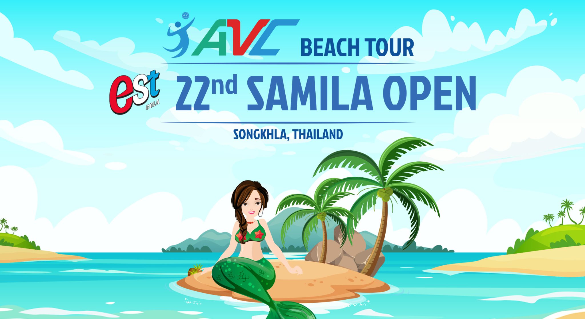 "Est Cola" AVC Beach Tour 22nd Samila Open - Asian Volleyball Confederation