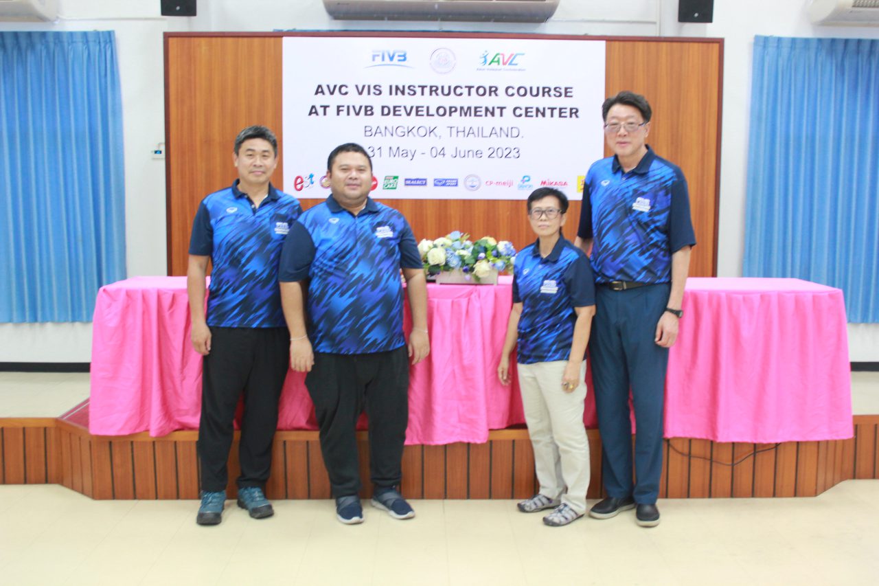 AVC VIS INSTRUCTOR COURSE AT FIVB DEVELOPMENT CENTER THAILAND DRAWS TO ...