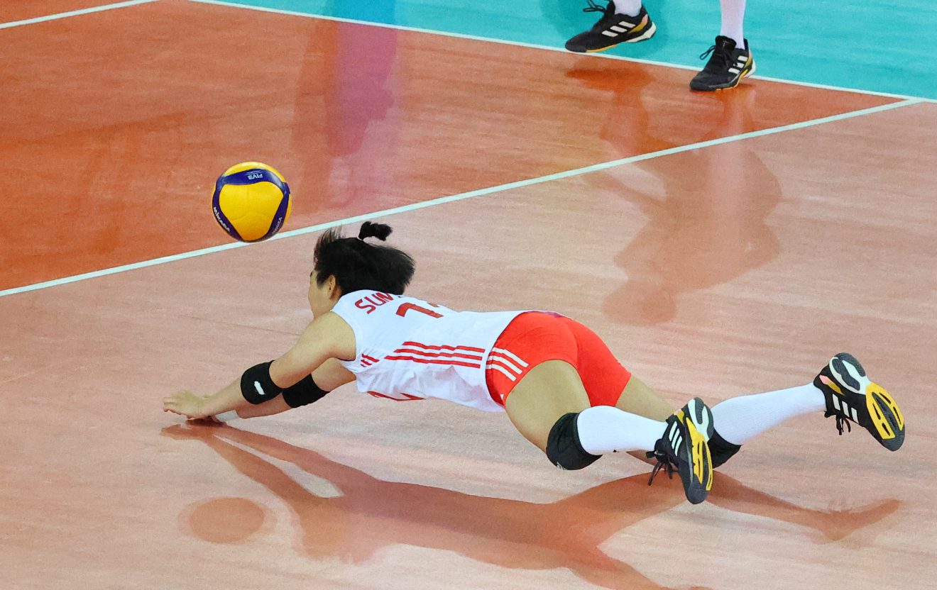 China Survive First Set Scare To Beat Thailand 3 0 Top Pool E In 22nd
