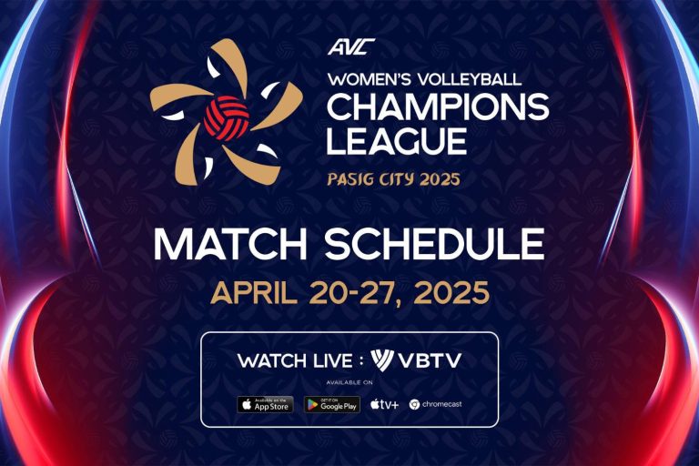 STAGE SET, MATCH SCHEDULE UNVEILED FOR 1ST AVC WOMEN’S CHAMPIONS LEAGUE ...