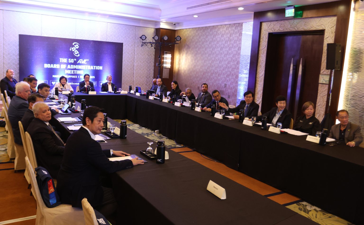 FIVB PRESIDENT ADDRESSES AVC BOARD OF ADMINISTRATION MEETING IN MANILA ...